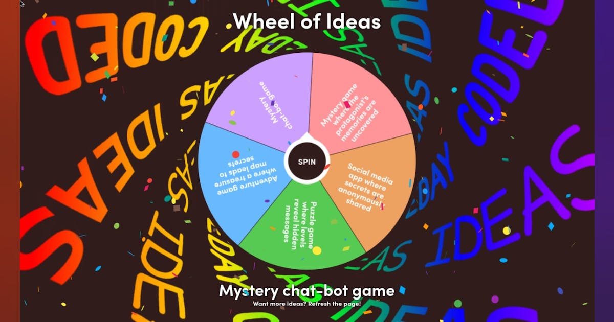 Wheel of Project Ideas